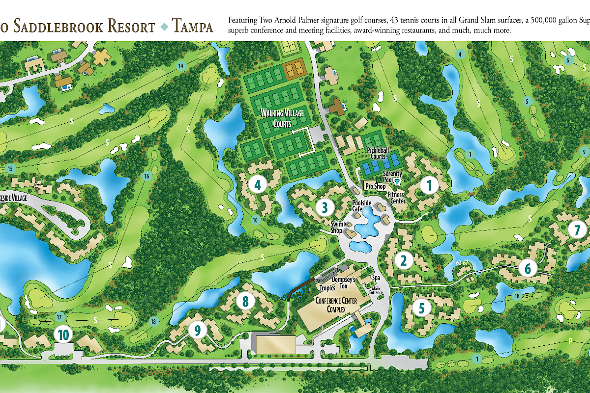 Map & Directions | Tampa, FL Hotels | Saddlebrook Resort